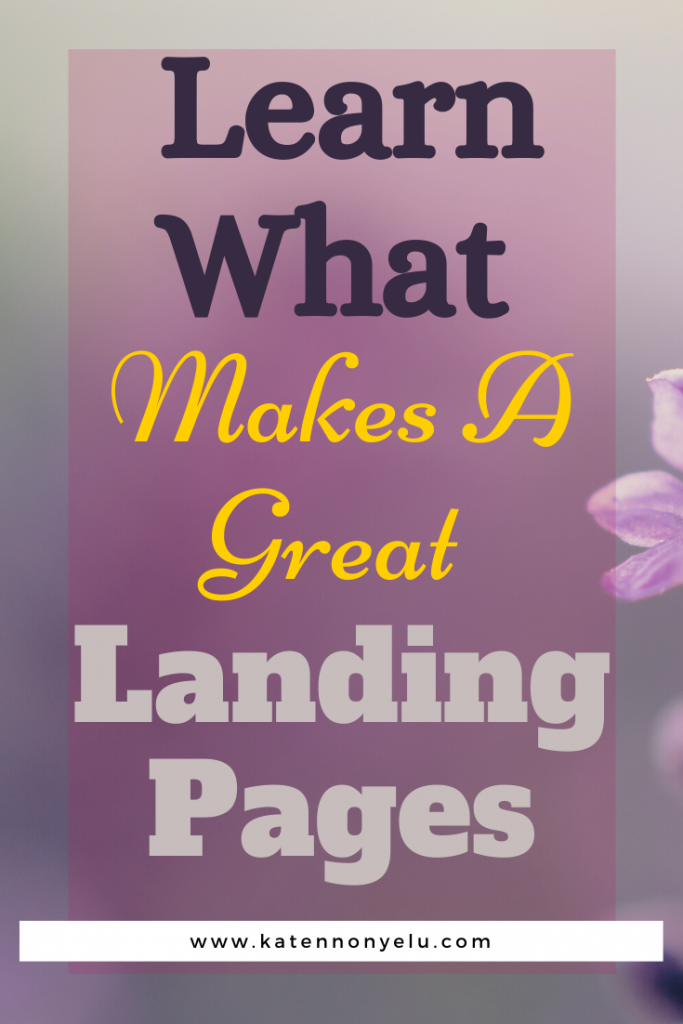 All You Need To Know About A Landing Page As A Beginner.